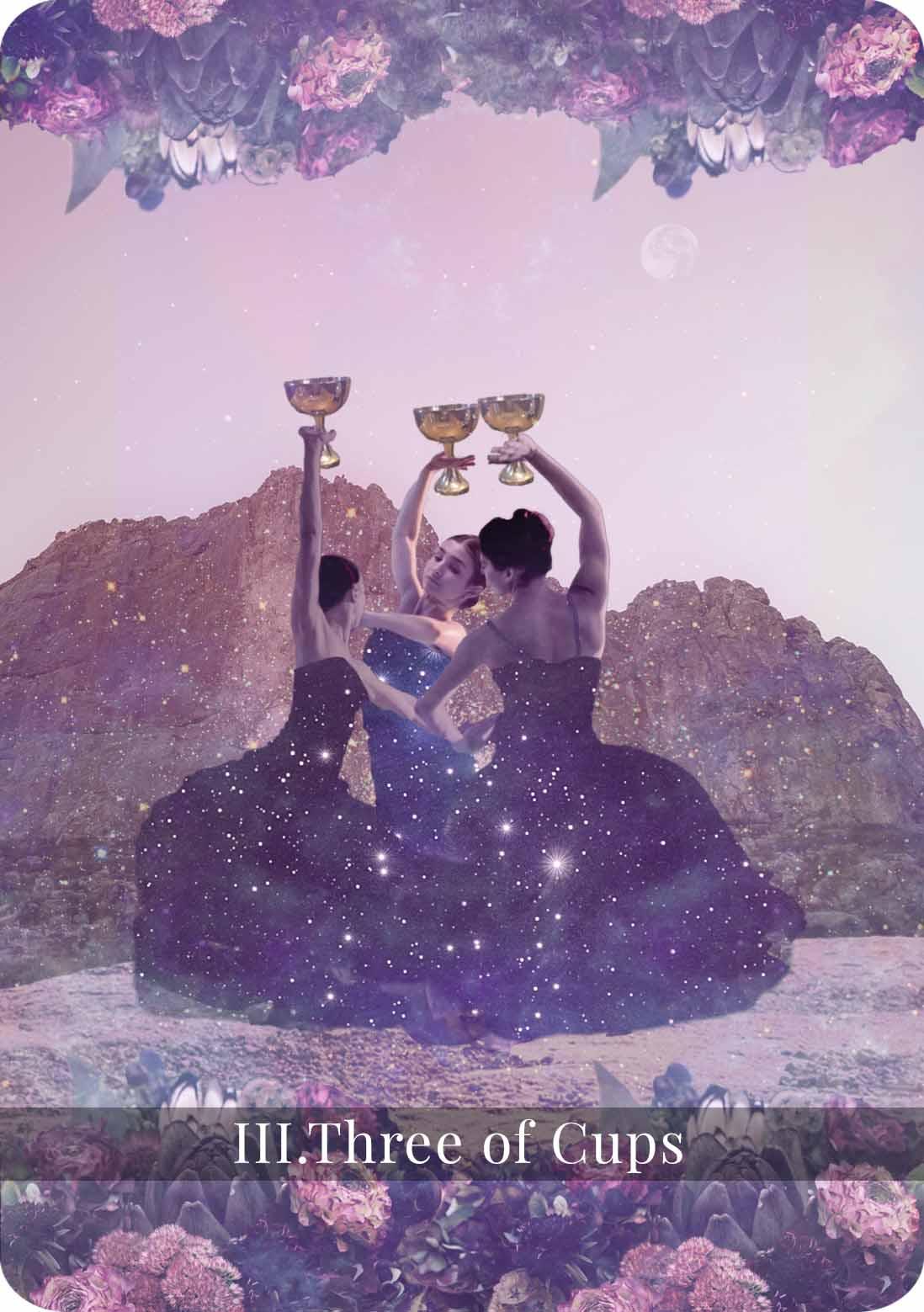 Three Of Cups Tarot Card Meaning: Love, Career, Feelings & More ...