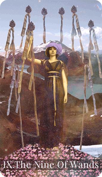 The Nine of Wands Tarot Card Meaning: Love, Career, Feelings & More ... The Nine of Wands Tarot Card Meaning: Love, Career, Feelings & More ...